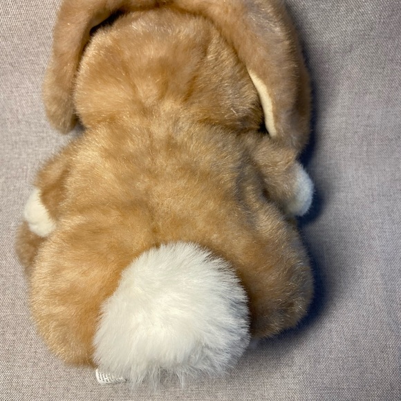 SKM | Toys | Vintage Bunny Rabbit Plush Beige Brown Hard Stuffed Animal ...